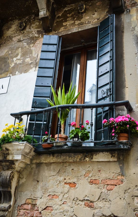 Italian window stock image. Image of green, tourist, romance - 54553379