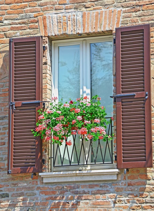 Italian window stock image. Image of home, architectural - 41578563
