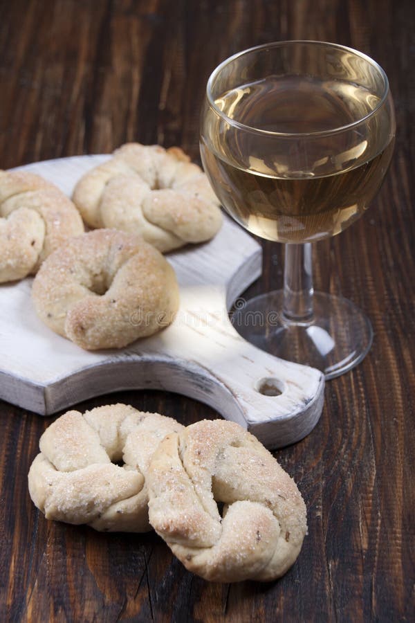 Wine and Biscuits stock image. Image of delicious, spice - 21534483