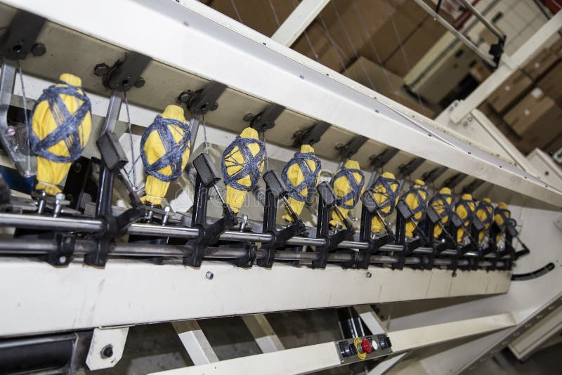 Italian Wool Processing Plant Stock Photo - Image of design, fiber ...