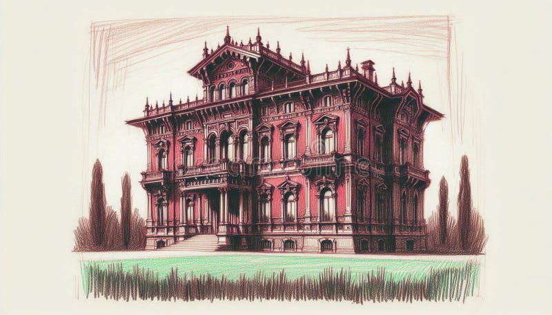 Italianate Towers Stock Illustrations – 35 Italianate Towers Stock ...