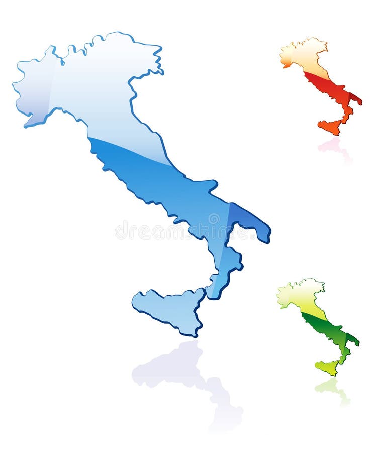 Karte Von Italien Mit Provinzen Und Regionen Vektor Abbildung ...