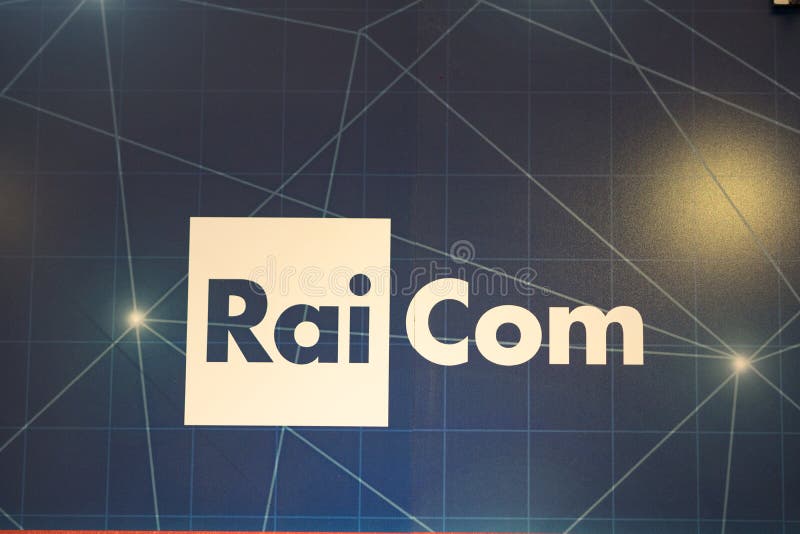 Italiener Rai COM-Logo redaktionelles stockfoto. Bild von eingebürgert ...