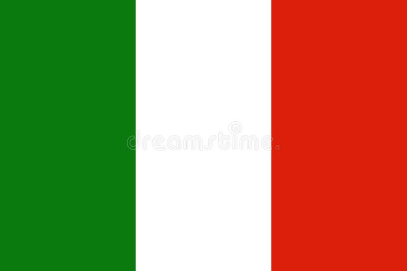 Italienische Flagge Italien Stock Abbildung - Illustration von ...