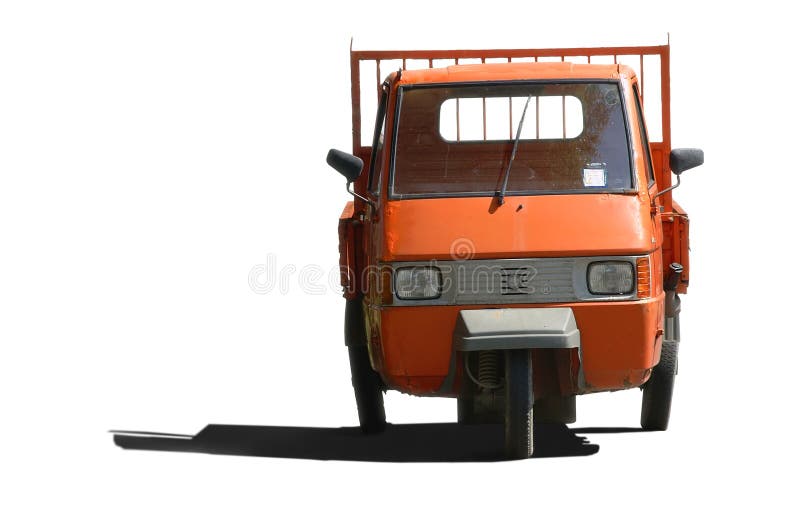 Liten italiensk lastbil arkivfoto. Bild av folk, bakgrund - 2123746