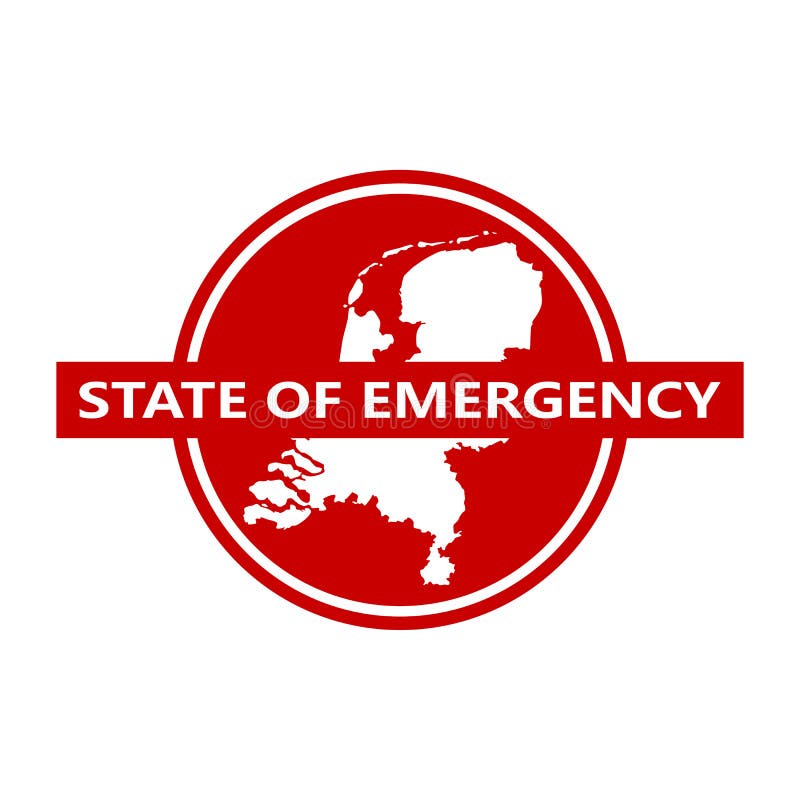 State of Emergency, Corona Virus Stock Vector - Illustration of country ...