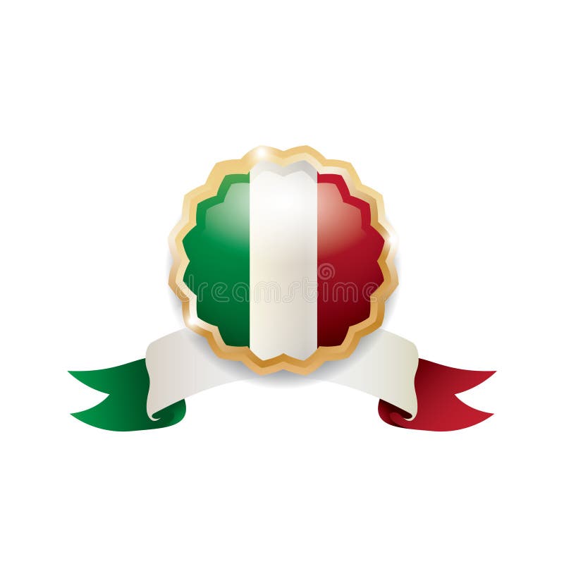 Italy Badge. Vector Illustration Decorative Design Stock Vector ...
