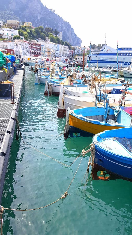 Italy editorial image. Image of marina, fishing, capri - 96344975