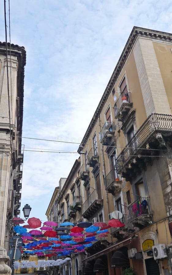 Italy, Catania Ancient Building and Infrastructure Editorial Stock ...