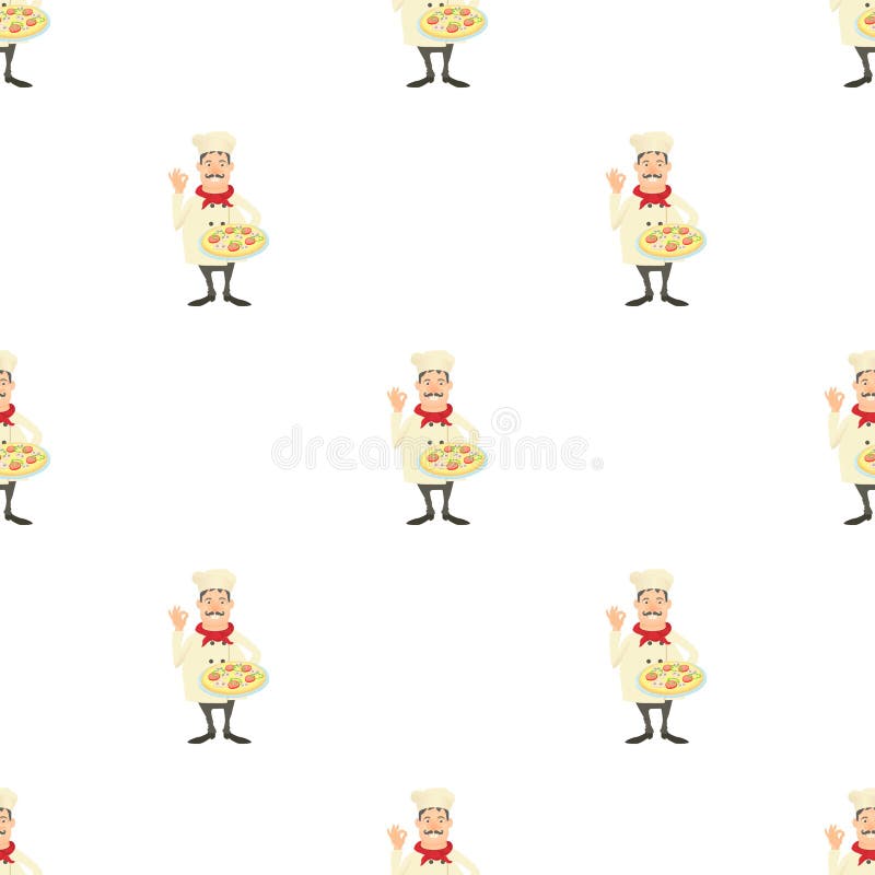 Chef seamless pattern stock vector. Illustration of kitchener - 51834343