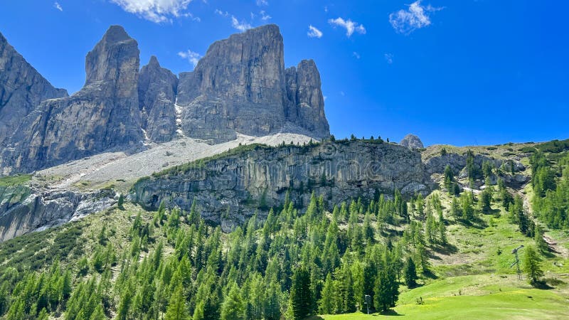 The Beautiful Scenery Around the Dolomites in Italy Stock Image - Image ...