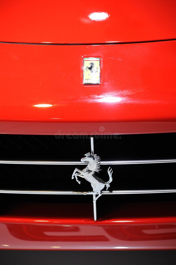 Italy ferrari logo editorial photo. Image of market, autocar - 21288796