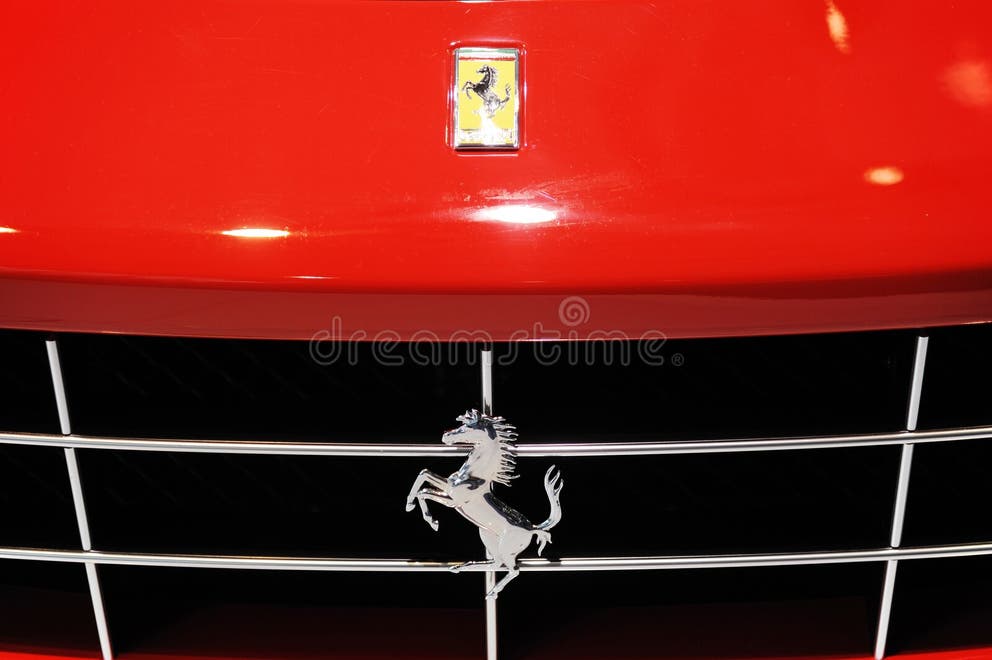 Italy ferrari logo editorial stock photo. Image of advertisement - 21288973