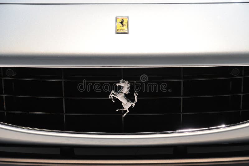 Italy ferrari logo editorial photo. Image of autocar - 21316621