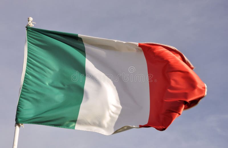 Italian flag with food stock photo. Image of italy, symbol - 95840952