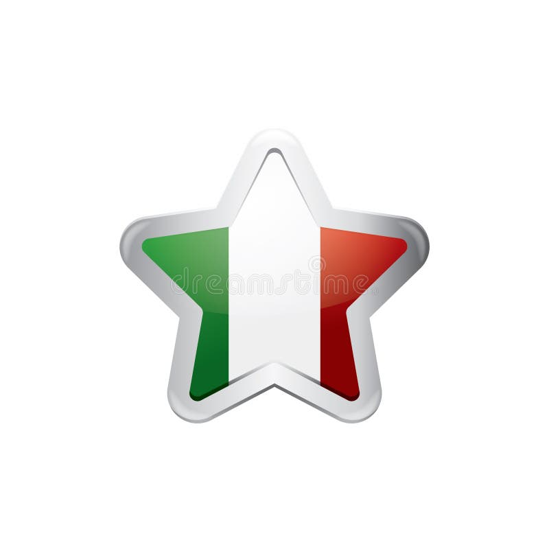 Italy Flag Button. Vector Illustration Decorative Design Stock Vector ...
