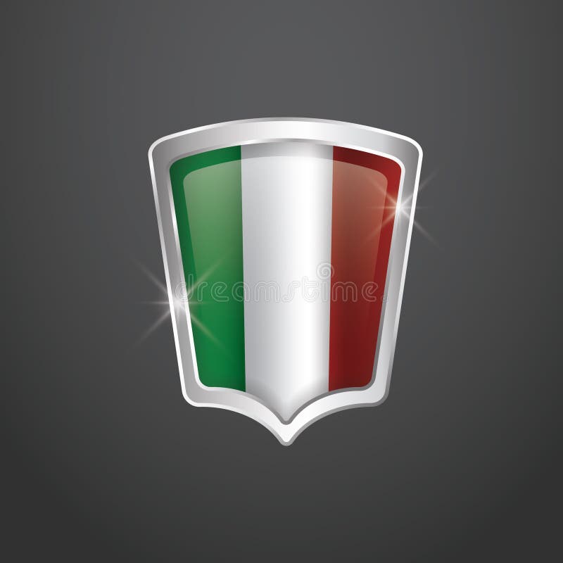 Italy Flag Button. Vector Illustration Decorative Design Stock Vector ...