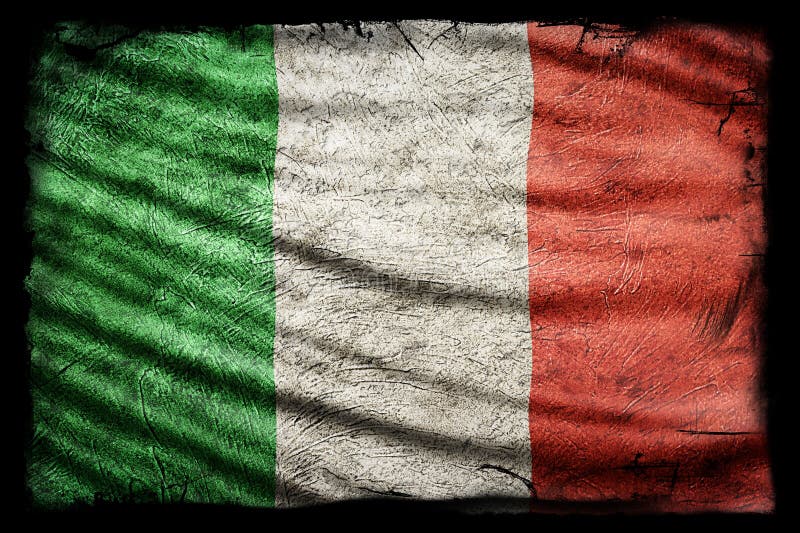 Italy Flag, Grunge Texture stock illustration. Illustration of ...