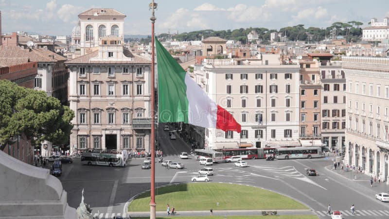 The Italy flag, Rome stock photo. Image of euro, european - 110574384