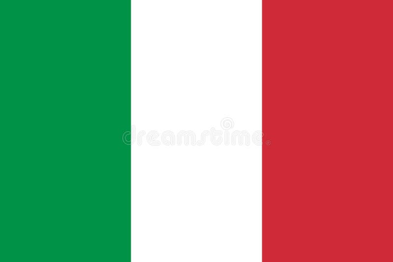 Italy Flag Simple Illustration for Independence Day or Election Stock ...