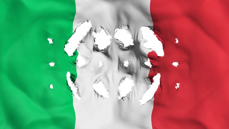 Italy flag ripped apart stock illustration. Illustration of scratch ...