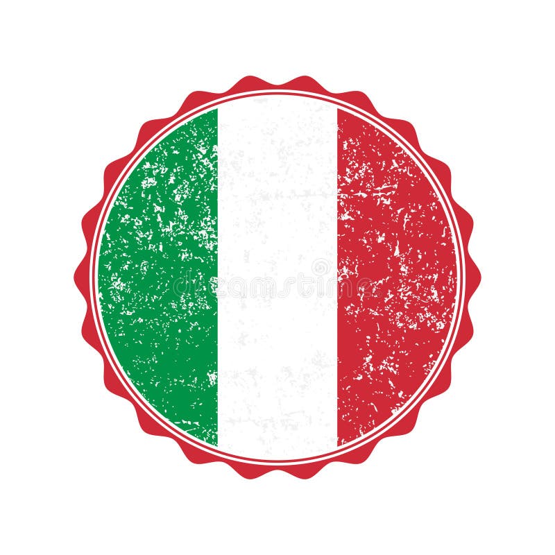 Italy Flag Stamp with Grunge. Vector Illustration Stock Vector ...