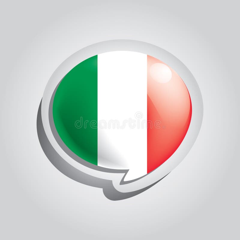 Italy Flag. Vector Illustration Decorative Design Stock Vector ...