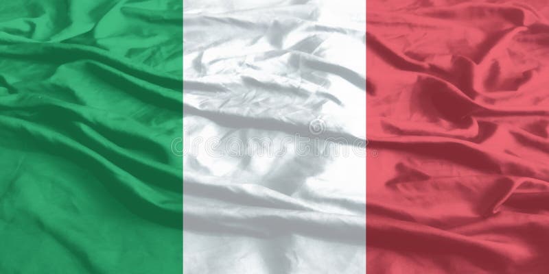 Italy Flag Waving Close Up stock illustration. Illustration of ...