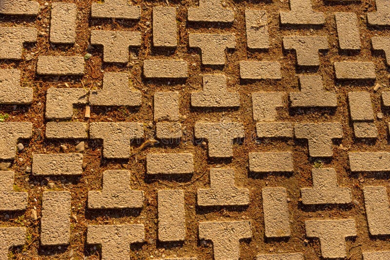 Italy, Lecco, Lake Como, Stone Pattern on the Road Stock Image - Image ...