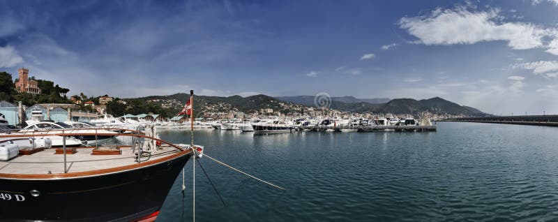 Italy, Liguria, Portovenere. View from San Pietro Church Stock Image ...