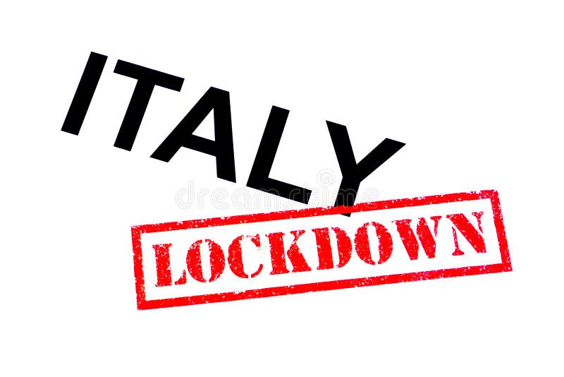 Italy Lockdown stock illustration. Illustration of italy - 177329141