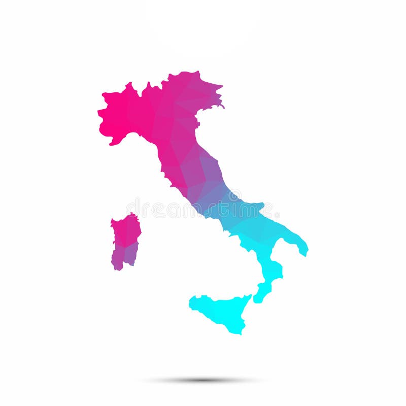 Italy Map Vector Pink Stock Illustrations – 318 Italy Map Vector Pink ...