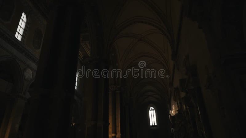 Inside of Cathedral of the Assumption of Mary. Stock Footage - Video of ...