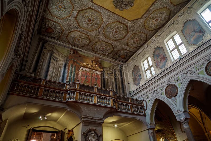 Inside of Cathedral of the Assumption of Mary Editorial Stock Image ...