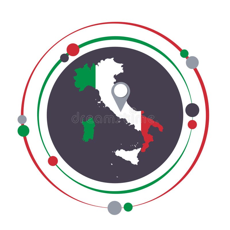 Italy Italian Vector Illustration Graphic Icon Symbol Stock Vector ...