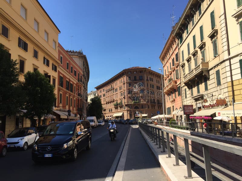 Italy. Rome. Little Streets of Rome😻 Editorial Image - Image of ...