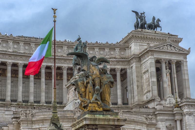 The National Monument Building in Rome Editorial Photography - Image of ...