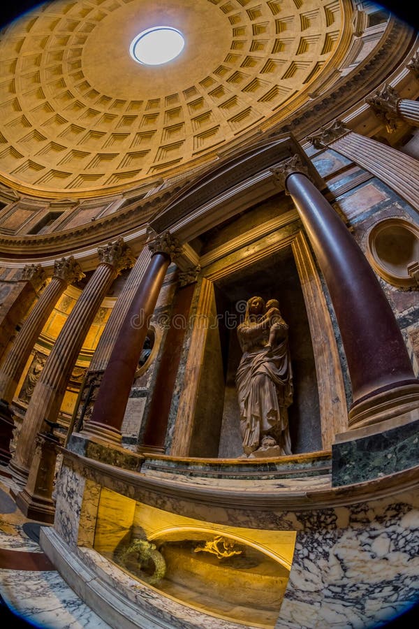 Italy, rome, pantheon stock photo. Image of italian, urban - 47418474