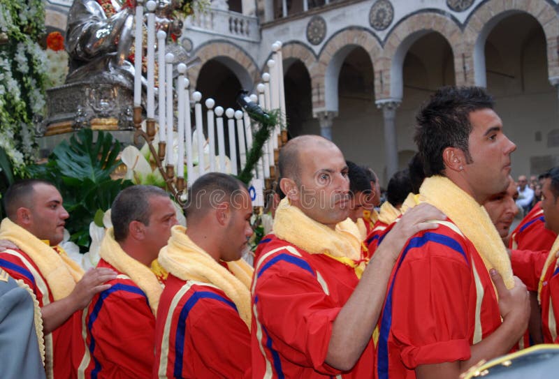 Italy : Saint Matteo Religious Procession in Salerno. Editorial Stock ...