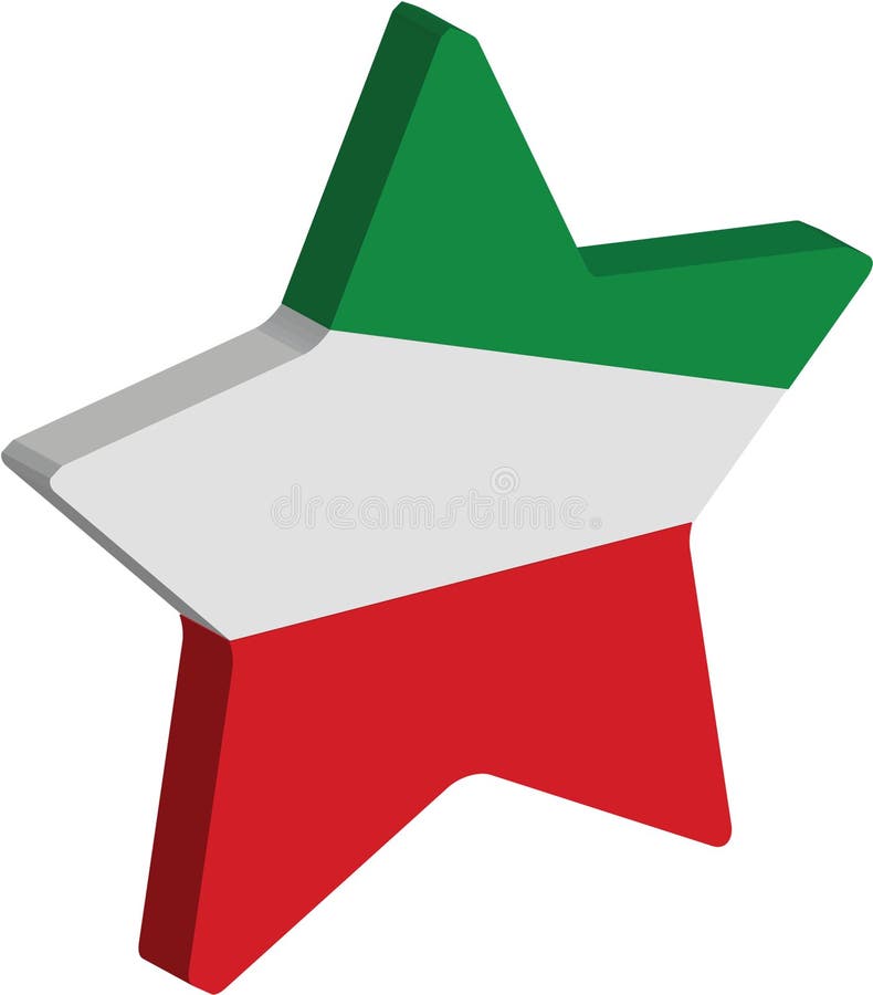 Italy star stock illustration. Illustration of victory - 51356865