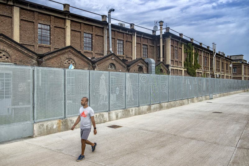 Italy - Turin - ex factory editorial stock image. Image of park - 98855344