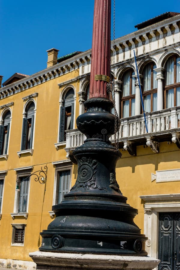 Venice Lamp Post stock image. Image of travel, city, stone - 1635367