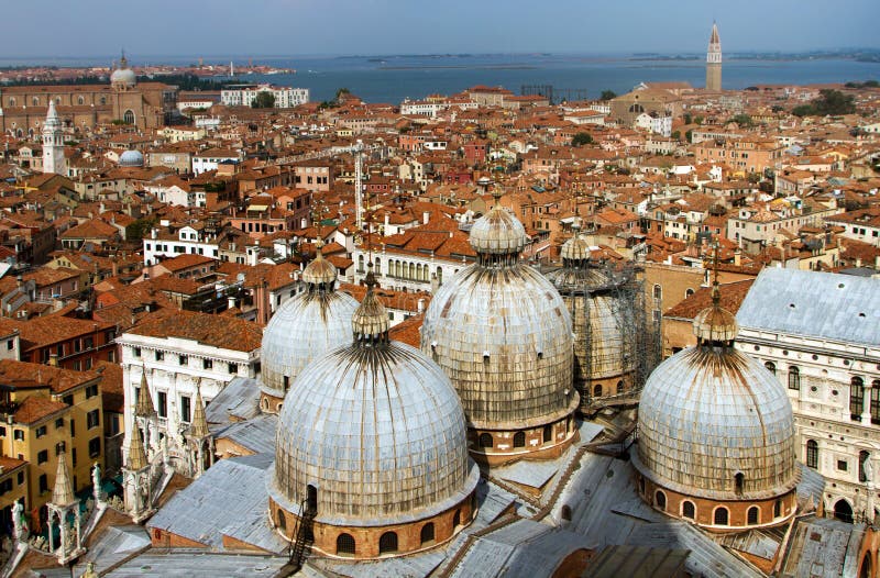 Italy. Venice. Top View on Cathedral Stock Photo - Image of historic ...
