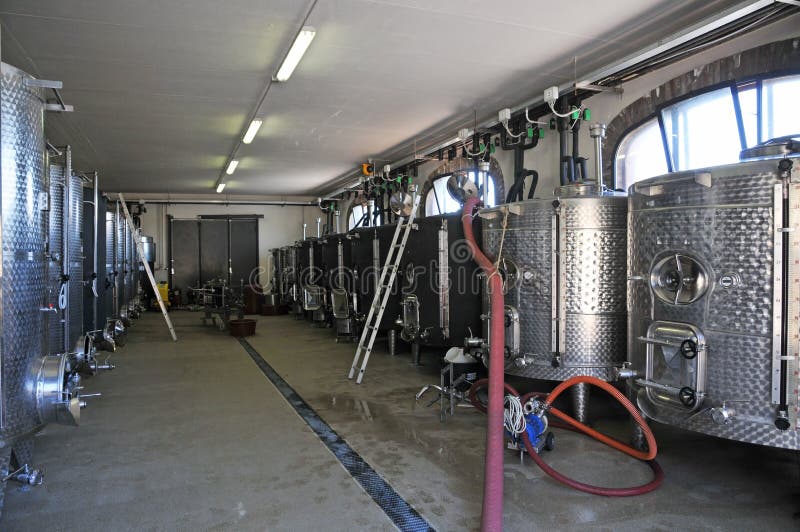 Italy: Winemaking (Chianti) Stock Photo - Image of model, fermenter ...