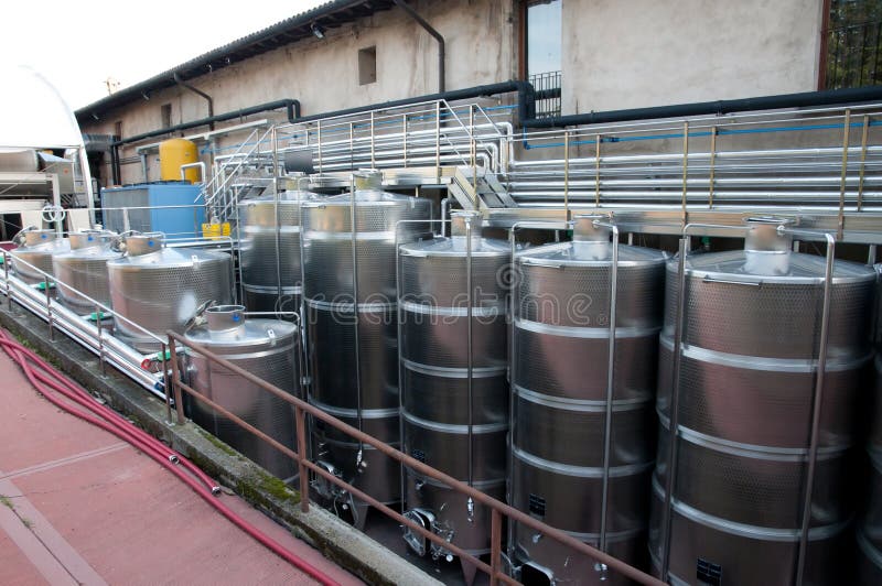 Italy: Winemaking (franciacorta) Stock Photo - Image of italy, storage ...