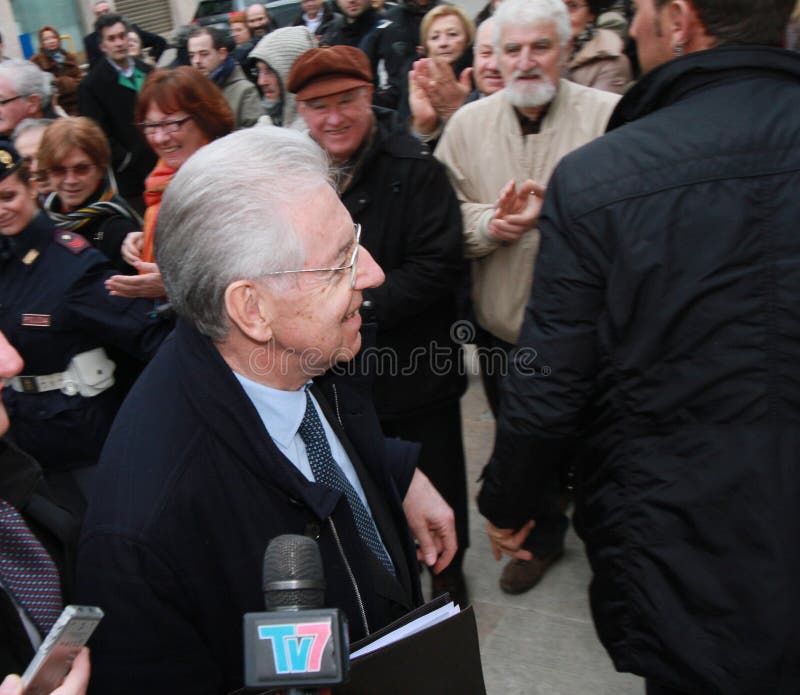 Italy premier mario monti editorial image. Image of italy - 29603135