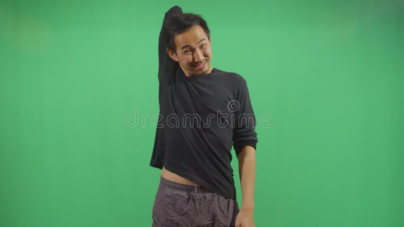 Itchy Back Scratching by a Adult Man Stock Footage - Video of isolated ...