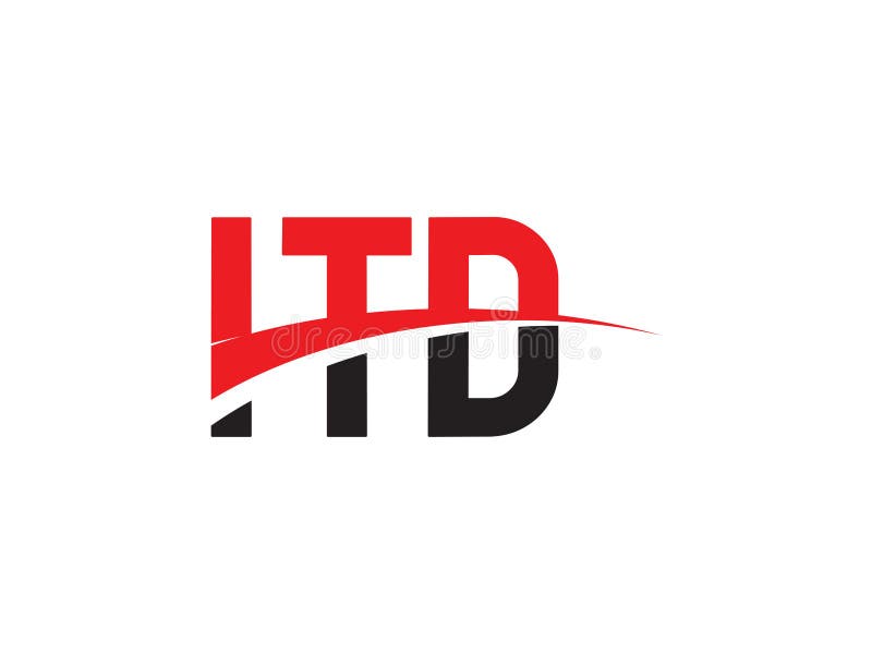 ITD Letter Initial Logo Design Vector Illustration Stock Vector ...