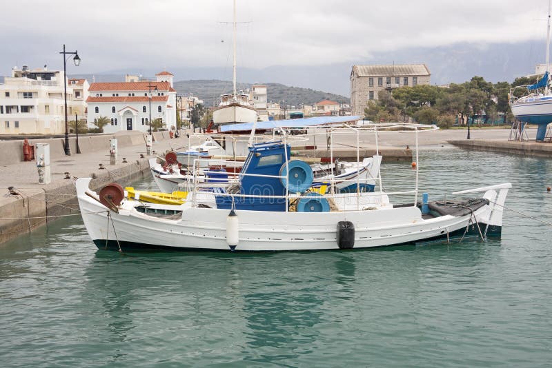 Itea Port, Greece stock photo. Image of port, europe - 26708970