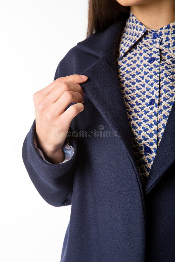 The Item of Clothing. Detail of Coat Patterns Stock Image - Image of ...